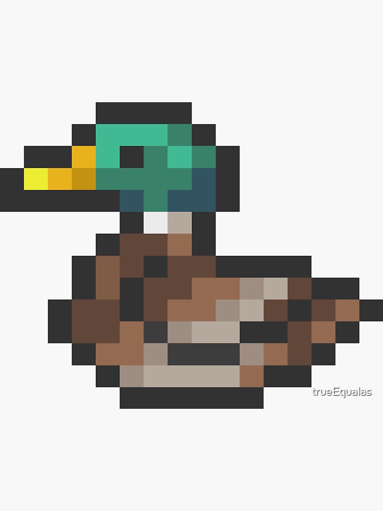 "Terraria Duck" Sticker for Sale by trueEqualas | Redbubble