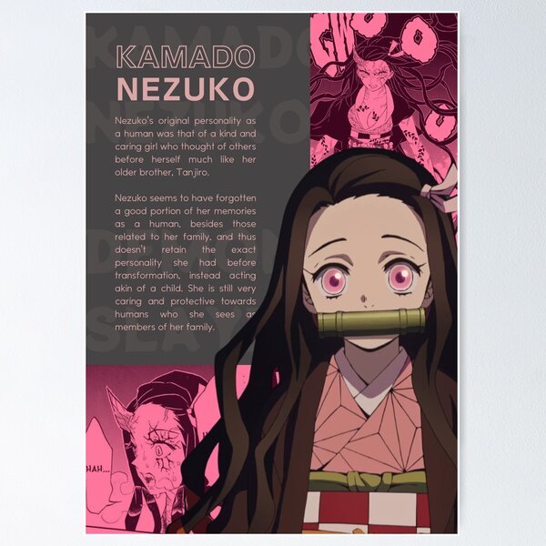 "Nezuko Kamado | Demon Slayer" Poster for Sale by misscxarxess | Redbubble