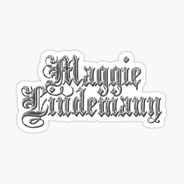 "maggie lindemann logo" Sticker for Sale by envytheleaves | Redbubble