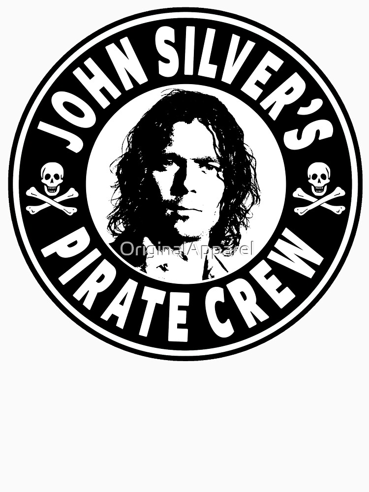 "John Silvers Pirate Crew" T-shirt for Sale by OriginalApparel ...