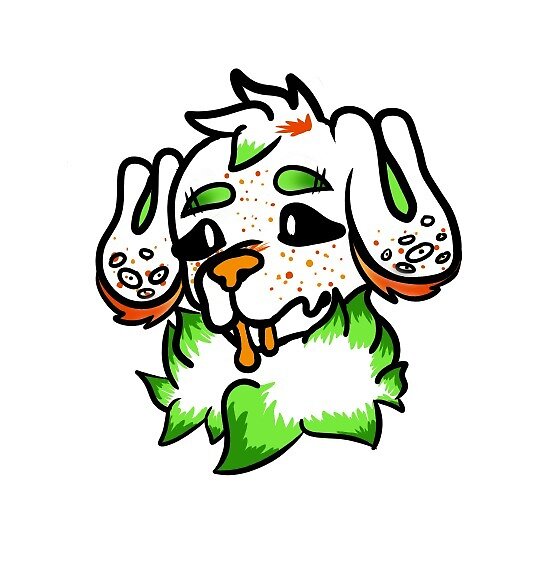 "Cartoon Monster Dog Design" by moofae | Redbubble