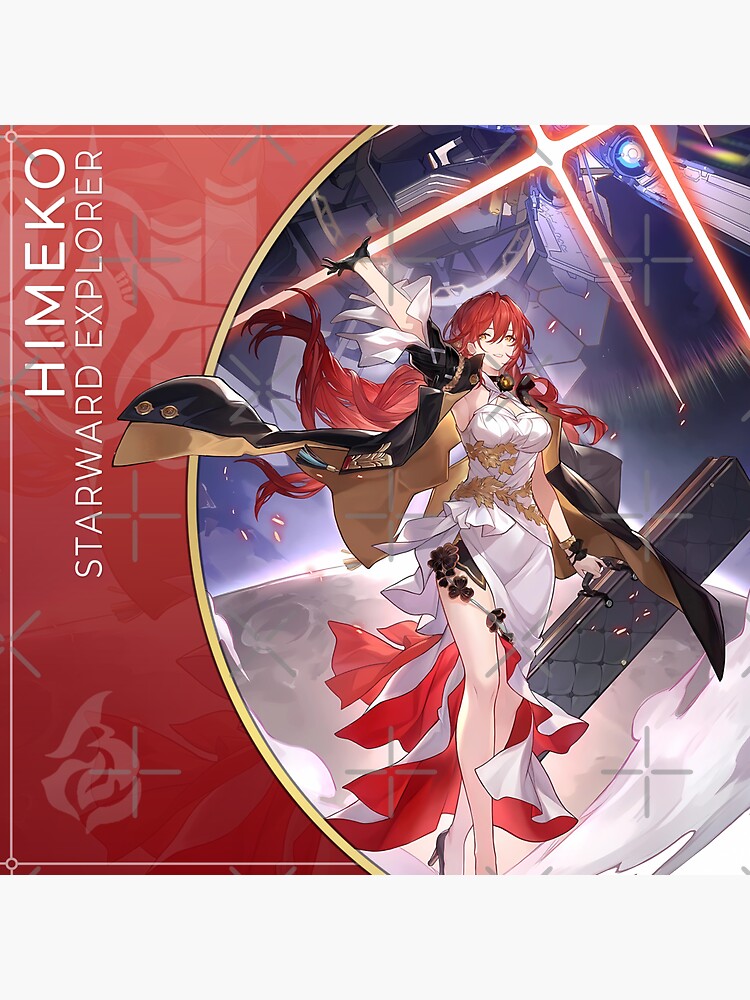 "Himeko Honkai Star Rail" Sticker for Sale by dudu-inpajamas | Redbubble