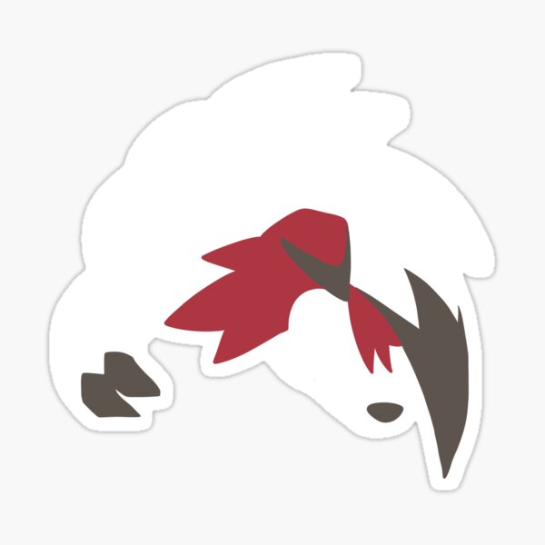 "Lycanroc - Midnight Form" Sticker by marmaralamode | Redbubble
