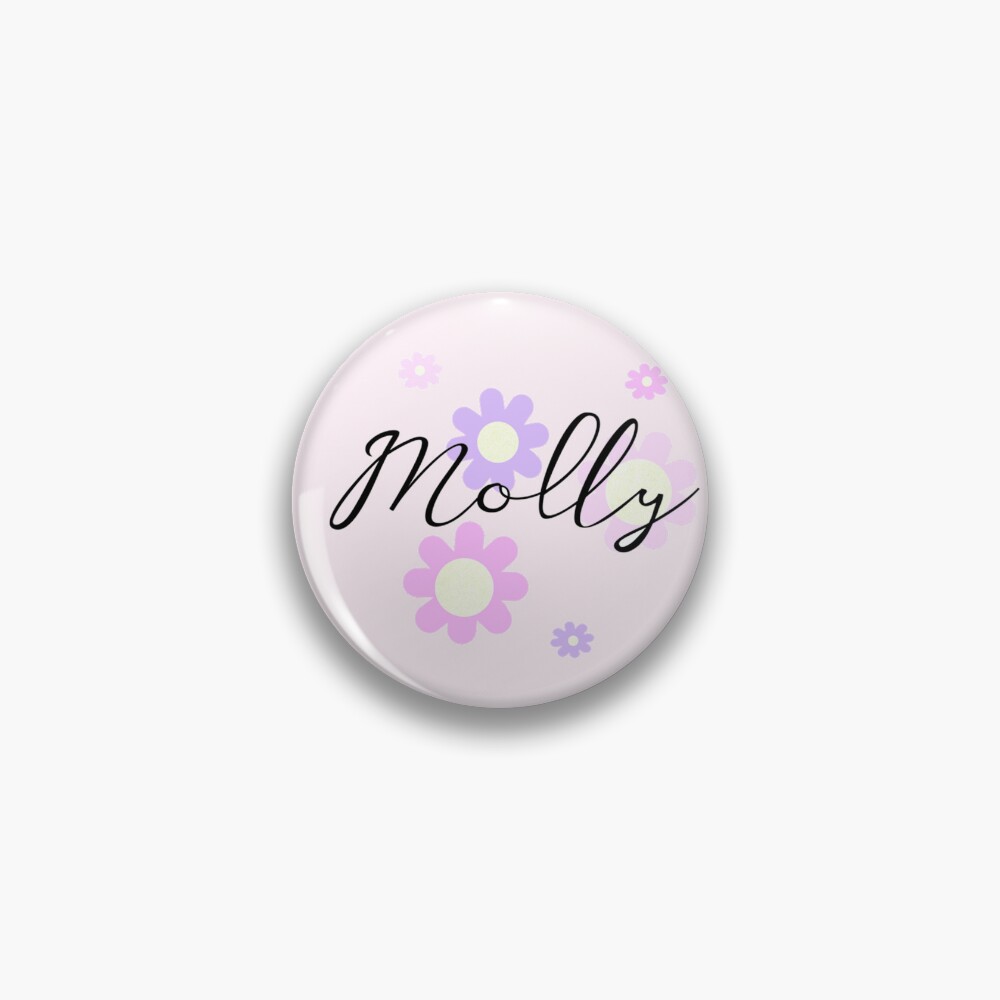 "Simple Molly Floral Design" Sticker for Sale by ClearAndHappy | Redbubble