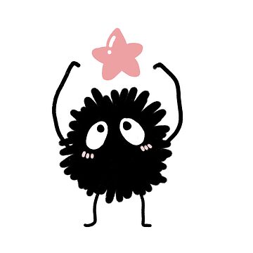 "susuwatari from spirited away" Sticker for Sale by stickers inc ...