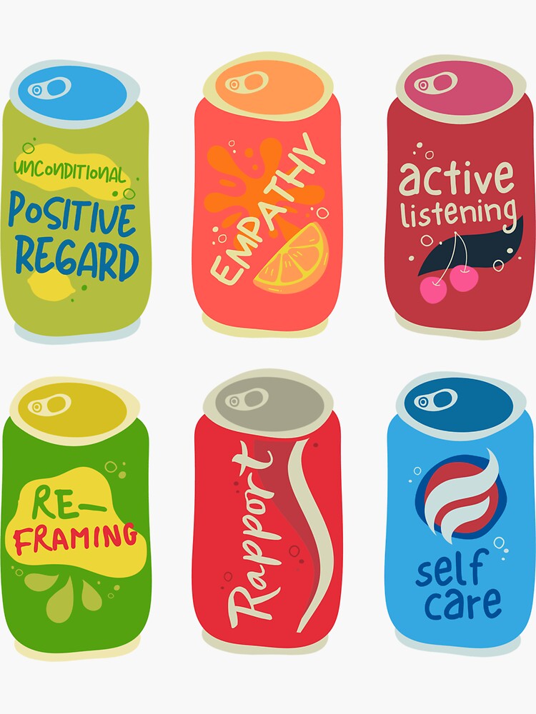 "therapist six pack" Sticker for Sale by evathemtbc | Redbubble