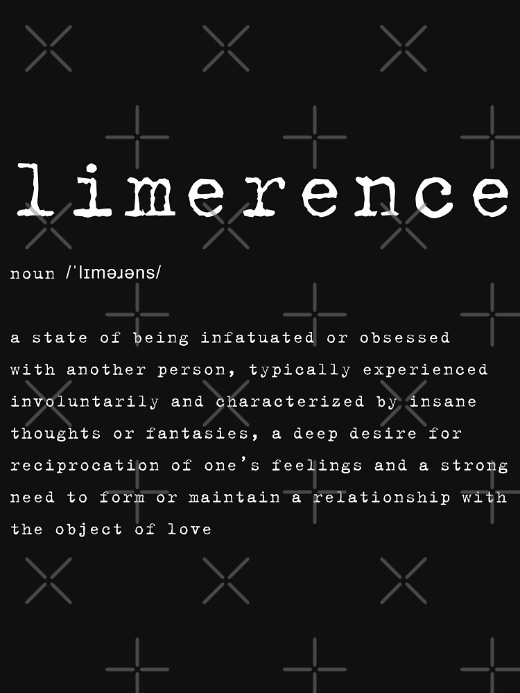 "Limerence definition" T-shirt for Sale by albacarballo | Redbubble ...