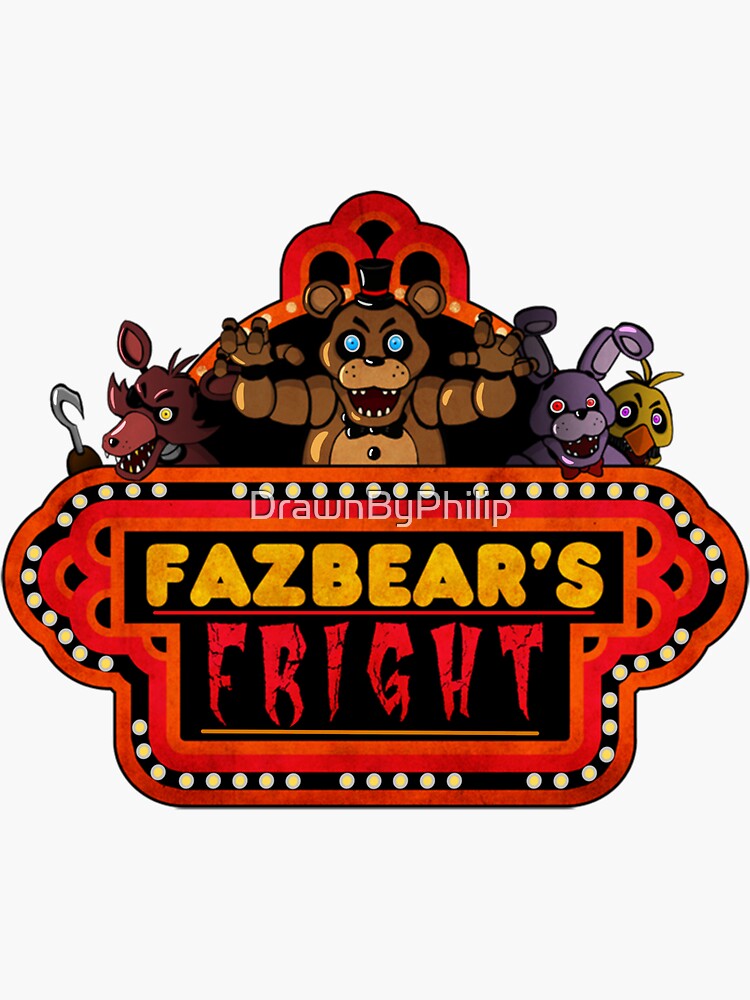 "Fazbear's Fright, Five Nights at Freddy's, FNAF" Sticker for Sale by ...