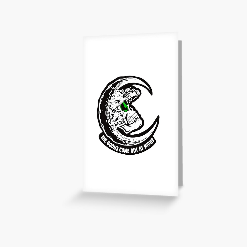 "Goons come out at night" Sticker for Sale by Bjammer | Redbubble