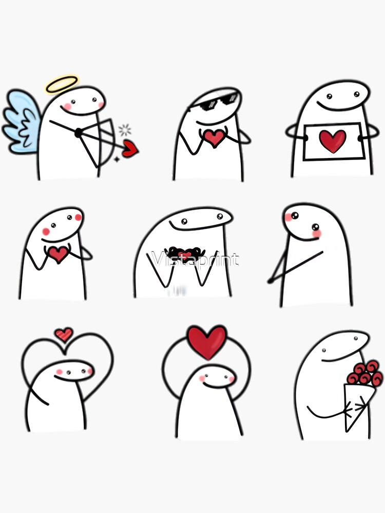 "Flork Love Package" Sticker by Vistaprint | Redbubble