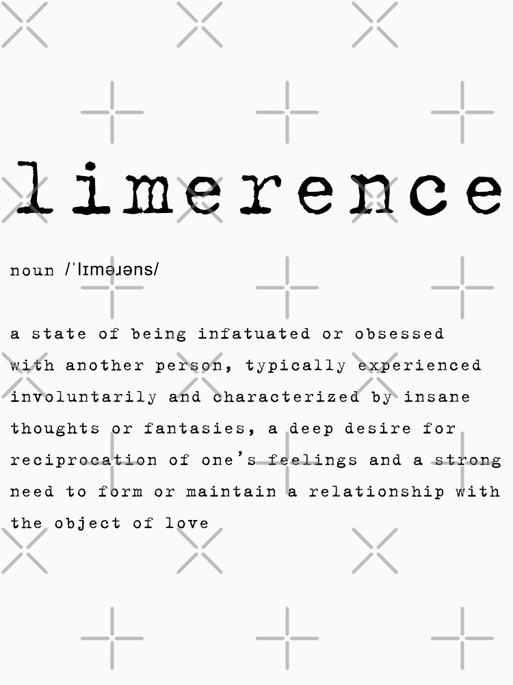 "Limerence definition" Classic T-Shirt for Sale by albacarballo | Redbubble