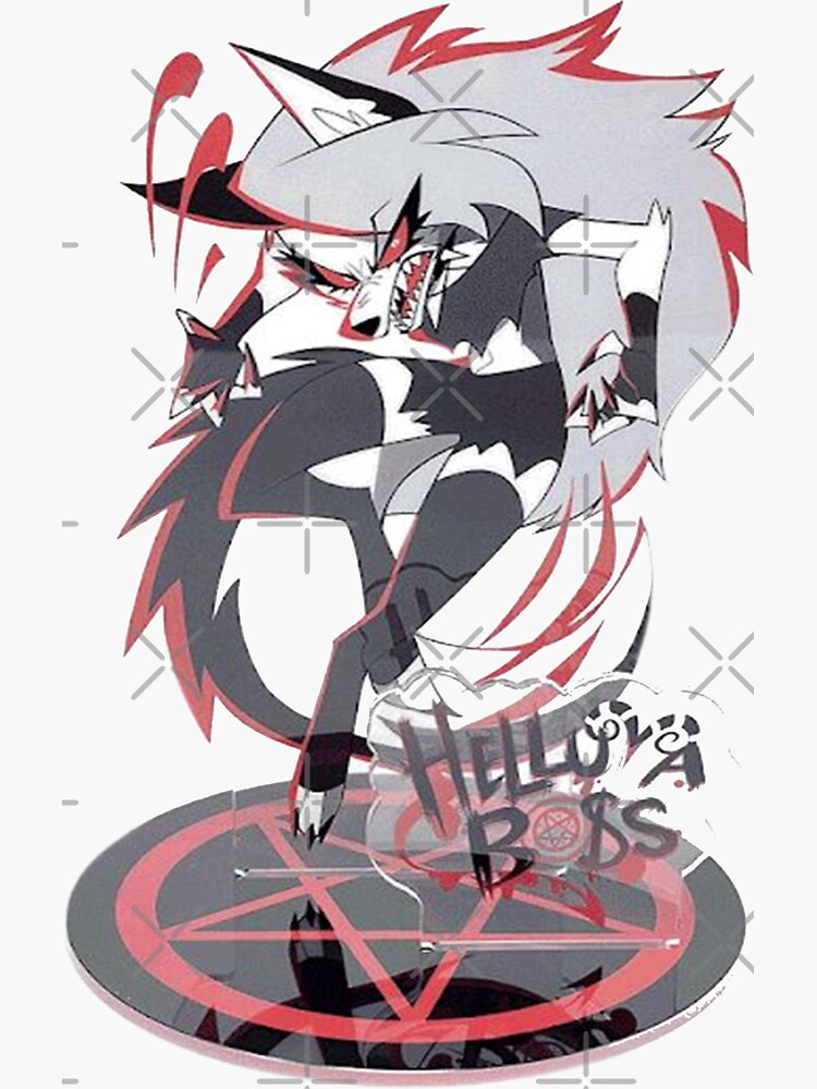 "Helluva Boss Loona" Sticker for Sale by Robert-carlos | Redbubble