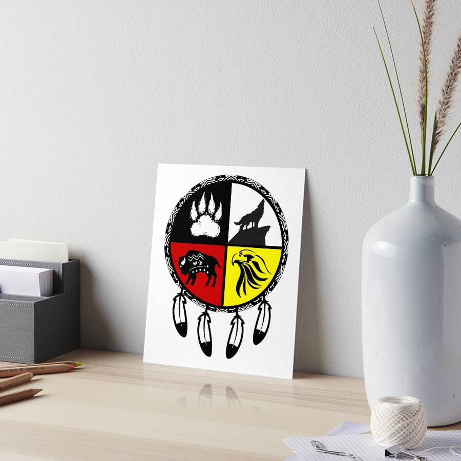 "Native American-medicine wheel" Poster for Sale by nativeStor | Redbubble
