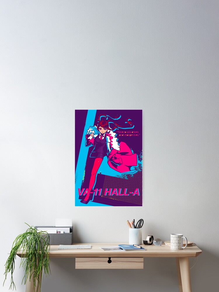 "VA-11 Hall-A Jill Poster" Poster for Sale by Eroshi | Redbubble