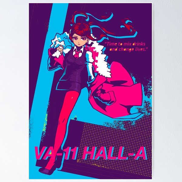 "VA-11 Hall-A Jill Poster" Poster for Sale by Eroshi | Redbubble