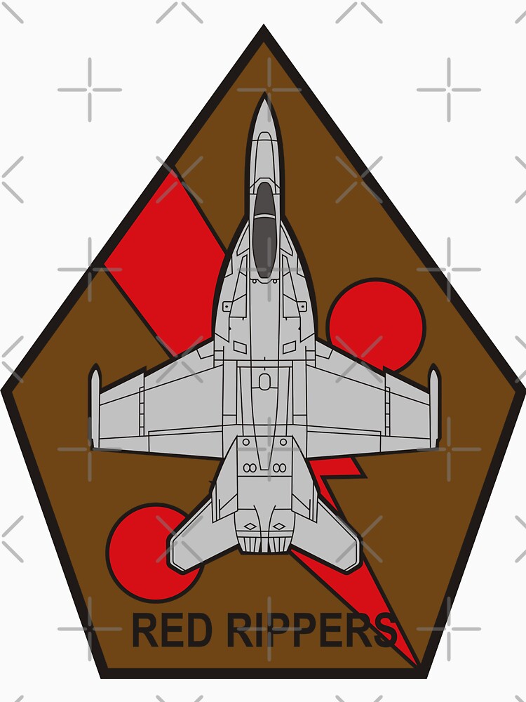 "F/A-18 VFA-11 Red Rippers" T-shirt by MBK13 | Redbubble