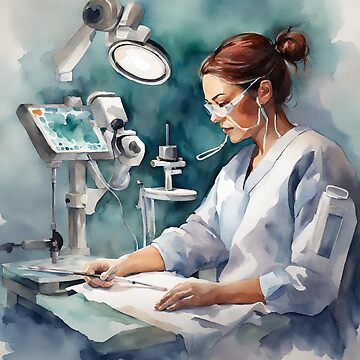 "Surgical Masterpiece: Art & Precision" Sticker by LitzoyGlobeArt ...