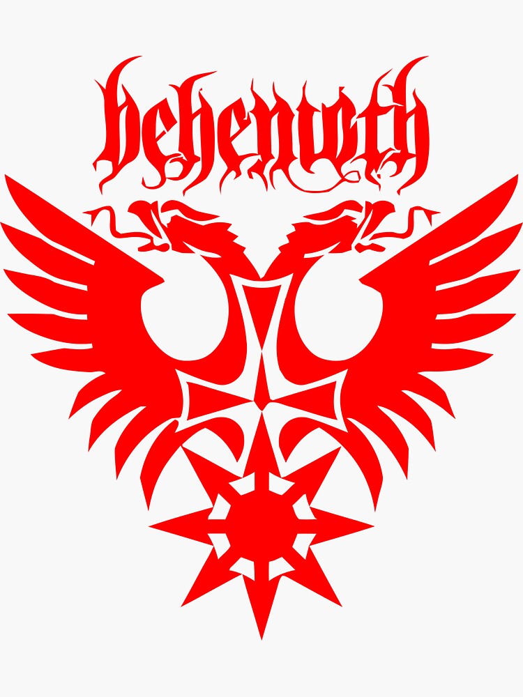 "behemoth band" Sticker for Sale by Mattiesko N Loiri | Redbubble