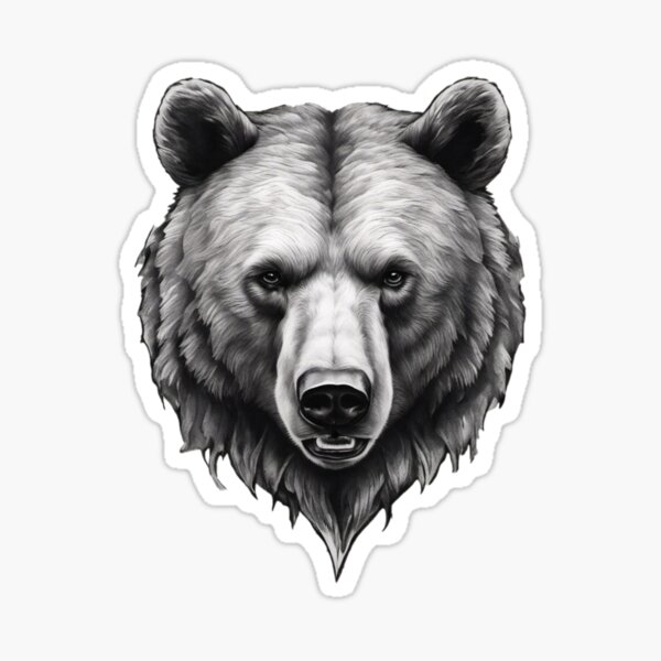 "Bear stickers " Sticker for Sale by ARichArts | Redbubble