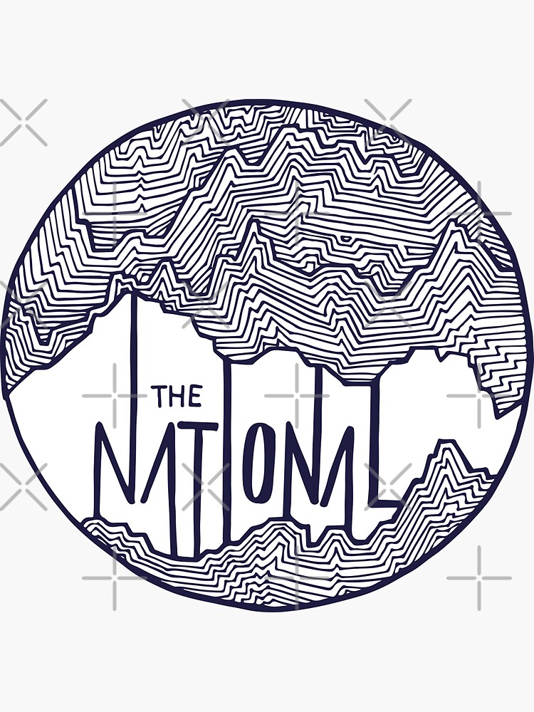 "The National " Sticker for Sale by Kris Karlson | Redbubble