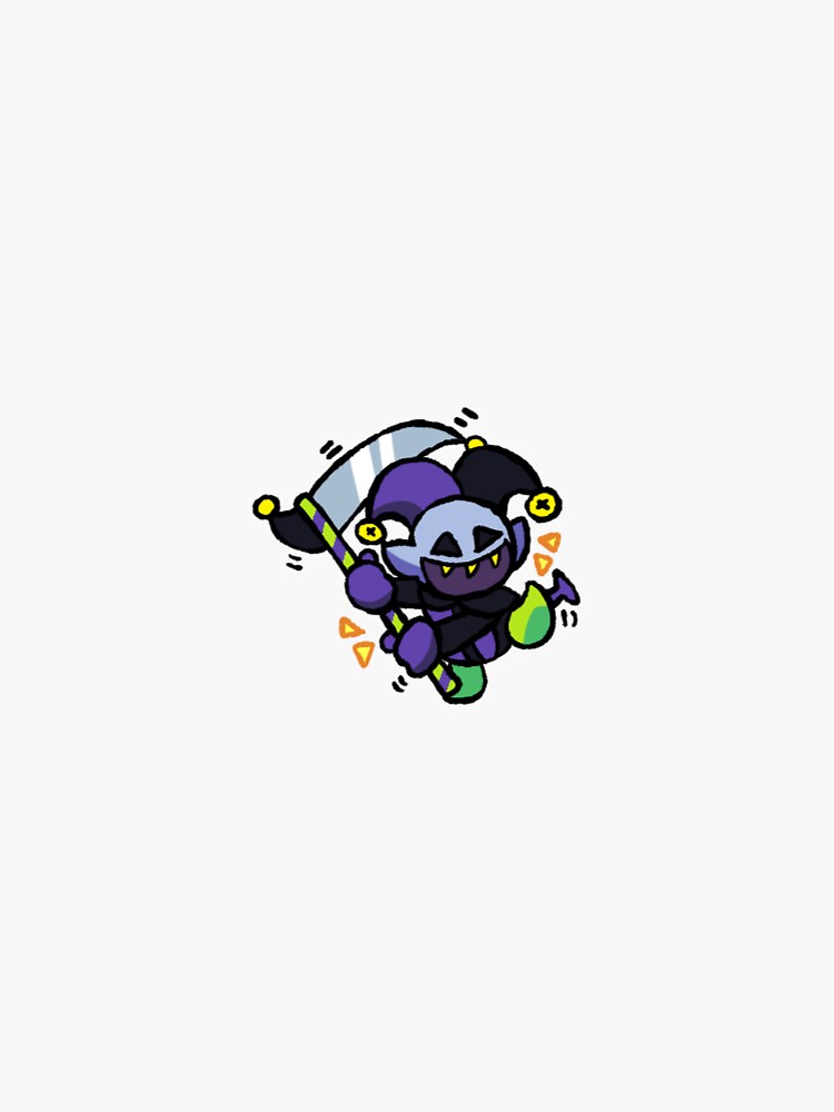 "Tiny Jevil" Sticker for Sale by moon-shake | Redbubble