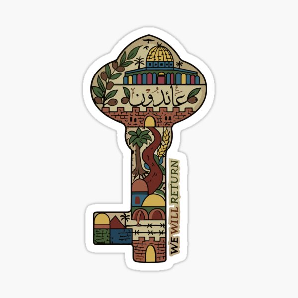 "Palestine We Will Return Free Palestine" Sticker for Sale by Curtina ...