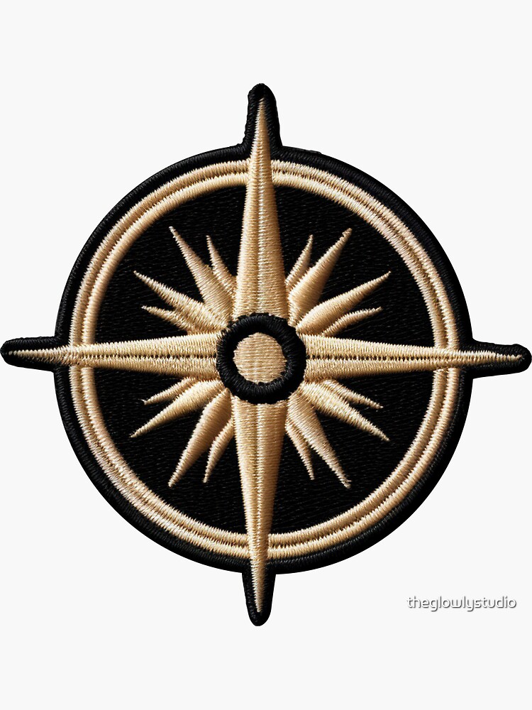 "Fourth Wing Secret Signet compass Patch" Sticker for Sale by ...