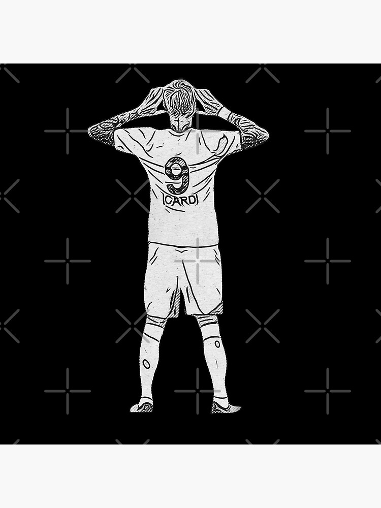 "Mauro Icardi line drawing" Poster by DE-Couple | Redbubble