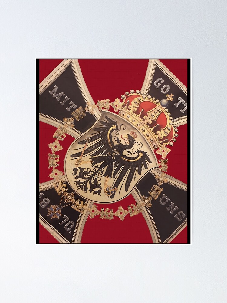 "German Eagle and Iron Cross of Prussia " Poster for Sale by ...