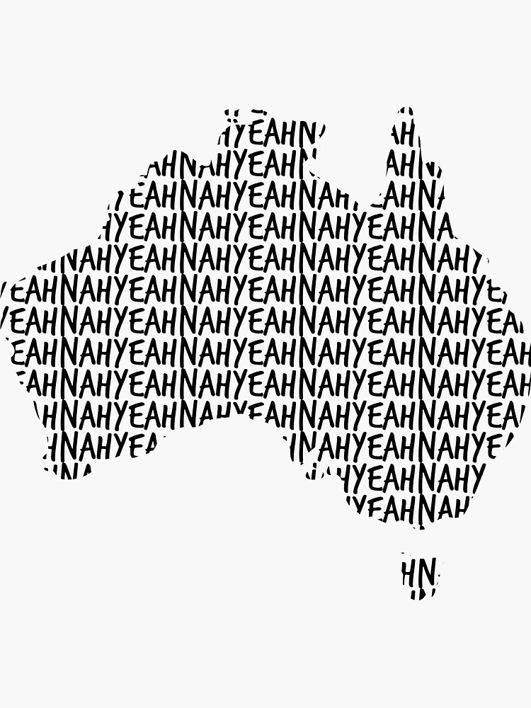 "Australia Day - Yeah Nah Straya" Sticker for Sale by Dfaurce | Redbubble