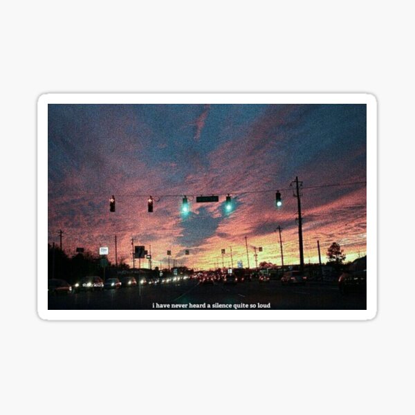 "Silence" Sticker for Sale by someonerad | Redbubble