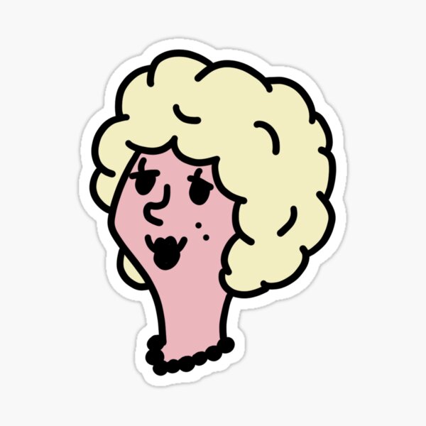 "Grandma Character Omi" Sticker for Sale by CuddlesAndLearn | Redbubble
