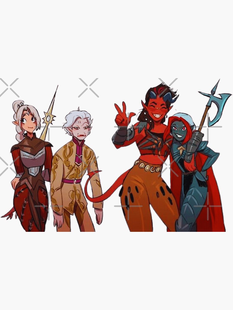 " Bg3 characters - baldurs gate 3" Sticker for Sale by MateoYamal ...