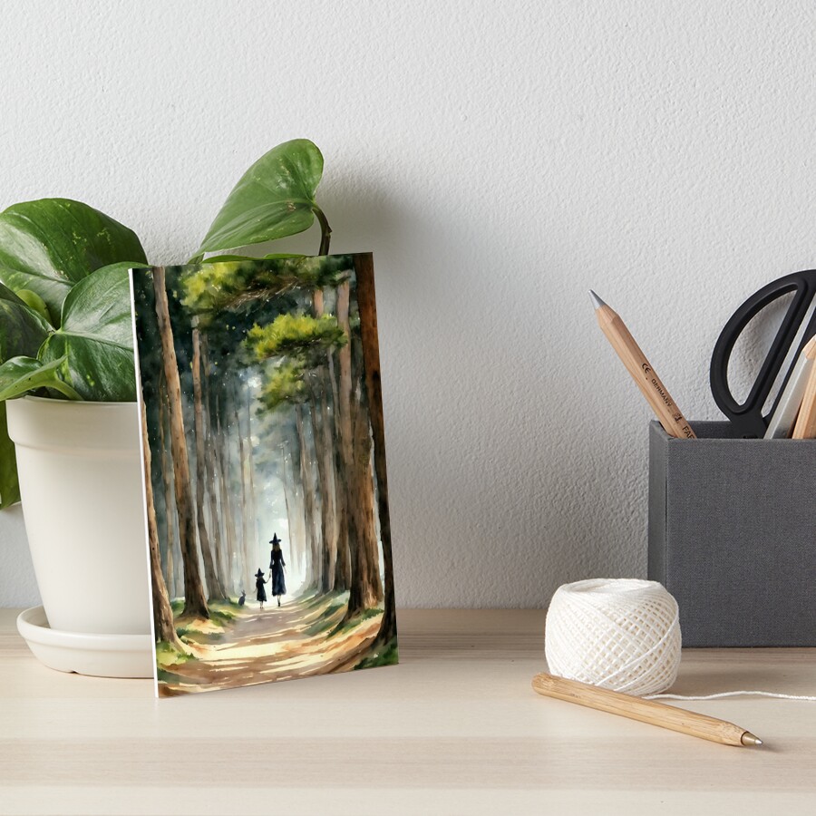 "Daughter ~ Witchy Art Print of Mother and Child Witch ~ Witches Pagan ...