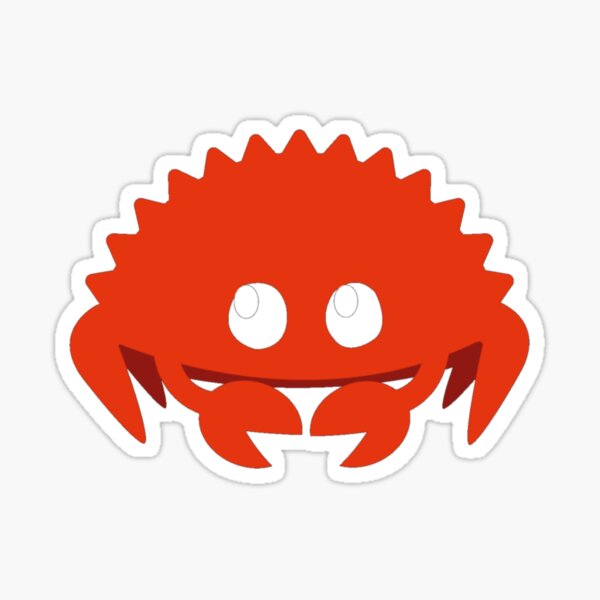 "rust programming language logo" Sticker for Sale by code-t-shirt ...