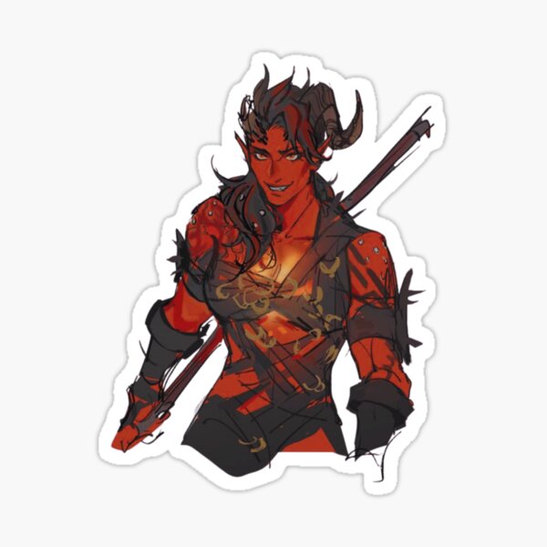 "karlach - baldurs gate 3" Sticker for Sale by MateoYamal | Redbubble