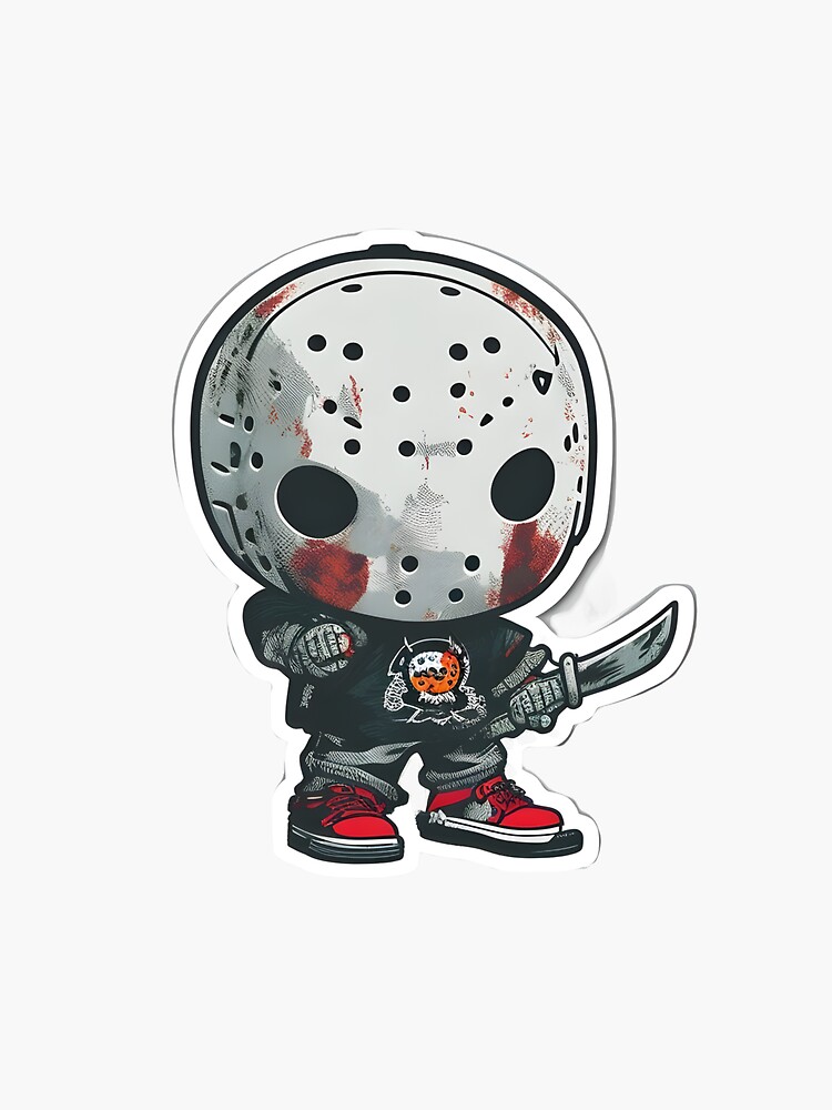 "JASON VOORHEES - 02" Sticker for Sale by edmiranda007 | Redbubble