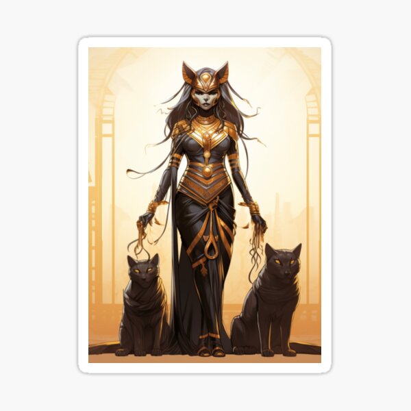 "Bastet" Sticker for Sale by Bring Back Culture | Redbubble