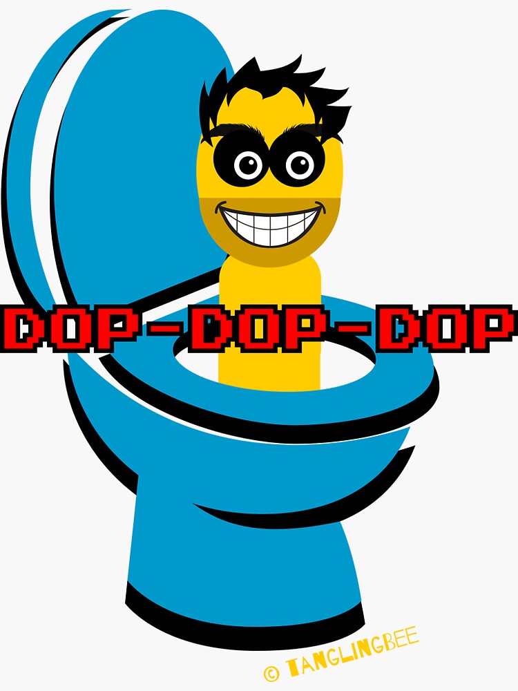 "Dop Dop Dop" Sticker for Sale by TanglingBeeMerc | Redbubble