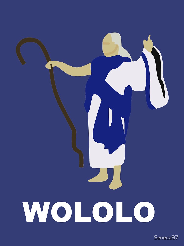 "Wololo (Blue)" T-shirt for Sale by Seneca97 | Redbubble | age of ...