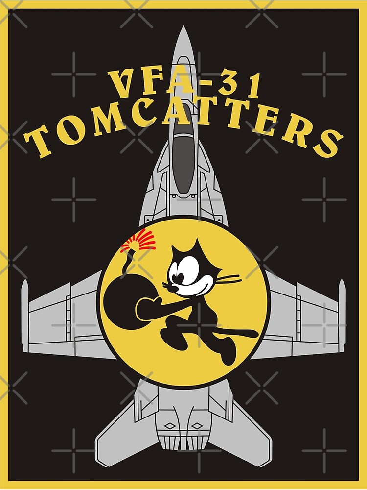 "F/A-18 VFA-31 Tomcatters" Art Print for Sale by MBK13 | Redbubble