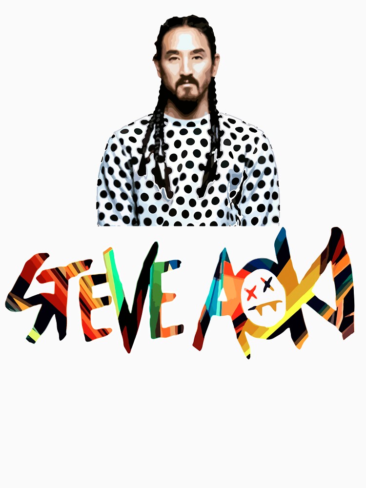 "Steve Aoki" T-shirt for Sale by miquelperezn | Redbubble | steve t ...