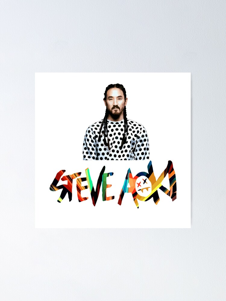 "Steve Aoki" Poster for Sale by Designs 4U | Redbubble