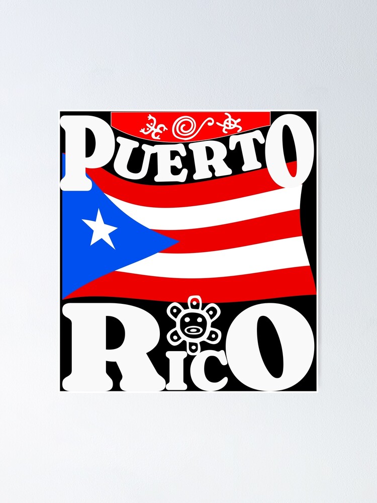 "Puerto Rico proud art showcasing the Puerto Rican flag and Taino's ...
