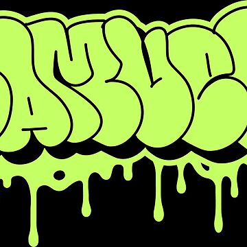 Lámina rígida for Sale con la obra «Samuel - Graffiti personalizado ...