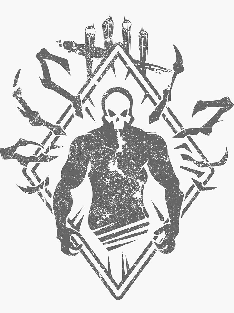 "Gatekeeper (Grey)" Sticker by DeezArt | Redbubble