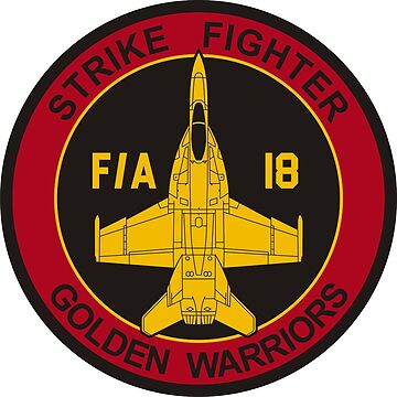 "F/A-18 VFA-87 Golden Warriors" Sticker for Sale by MBK13 | Redbubble