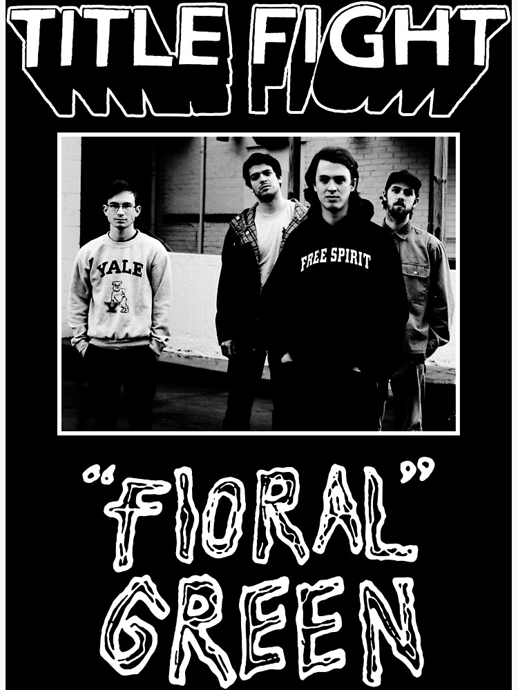 "TITLE FIGHT BAND" Poster for Sale by CallieBecker | Redbubble