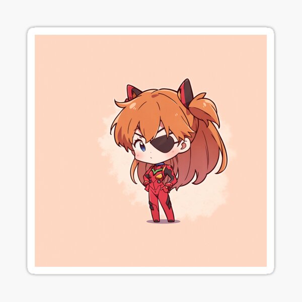 "Neko Asuka" Sticker for Sale by EchoHawk-Studio | Redbubble