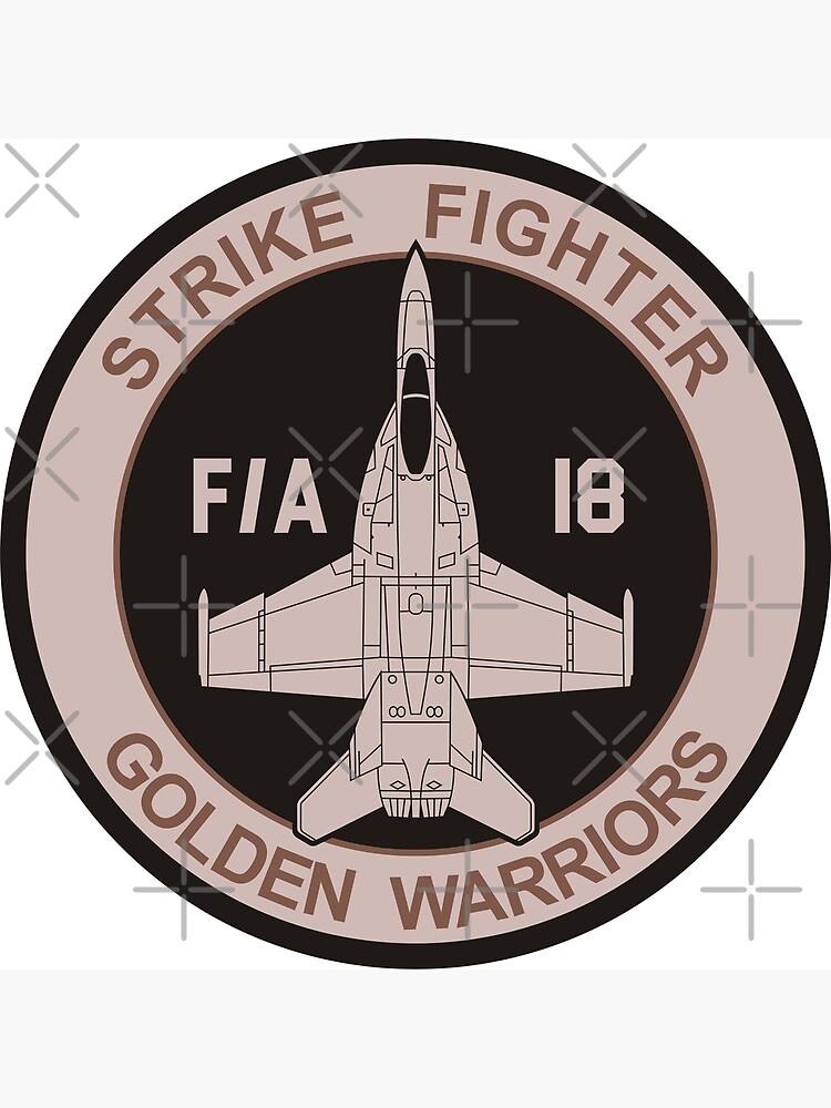 "F/A-18 VFA-87 Golden Warriors" Poster for Sale by MBK13 | Redbubble
